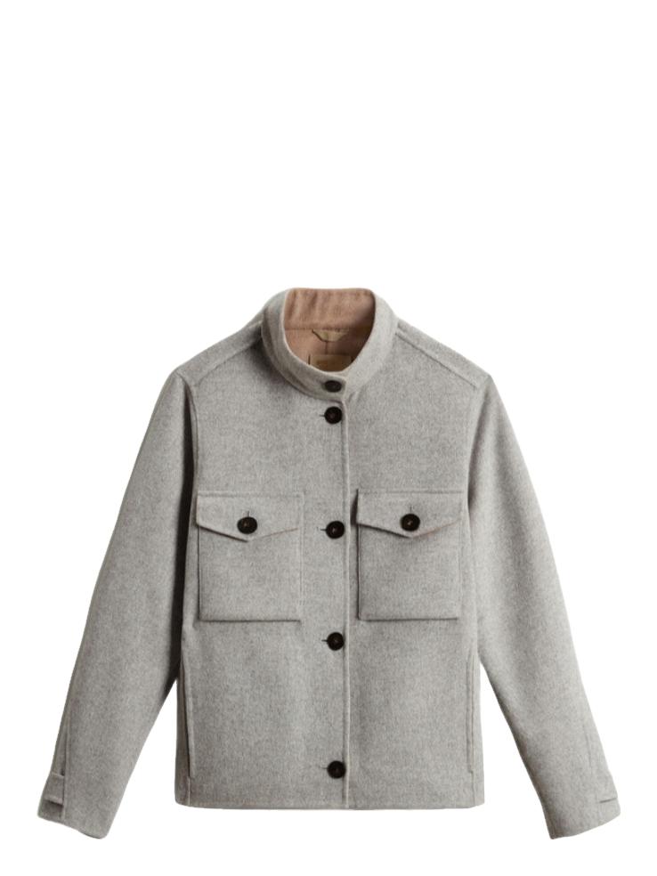 WOOLRICH Woolrich Double Flap-Pocket Long-Sleeve Jacket